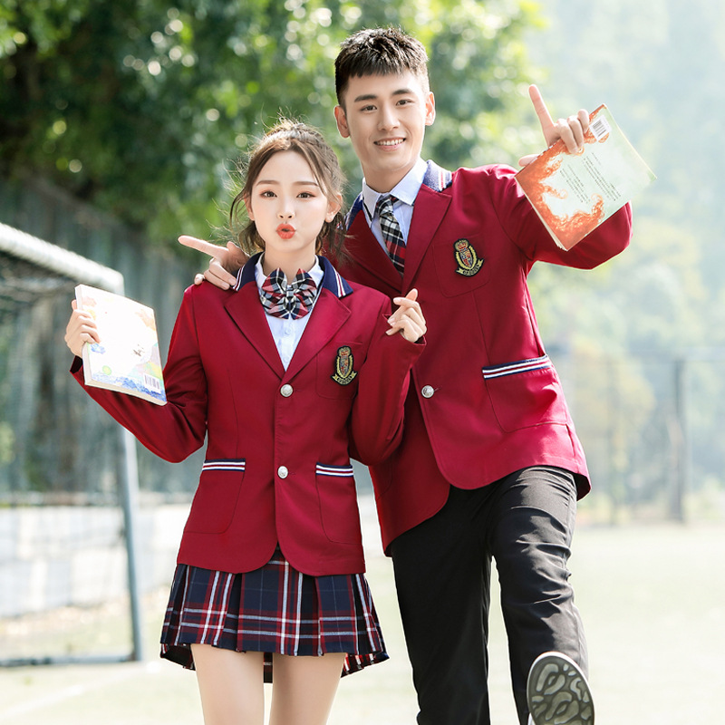 British style class clothes for middle school students | school uniform ...