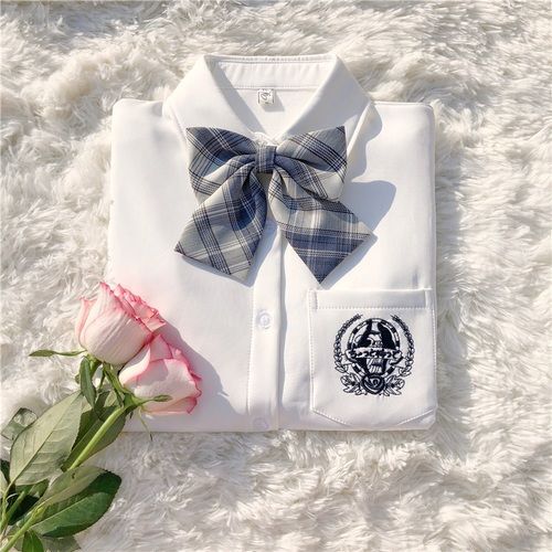 White shirt student school blouses | school uniform manufacturers