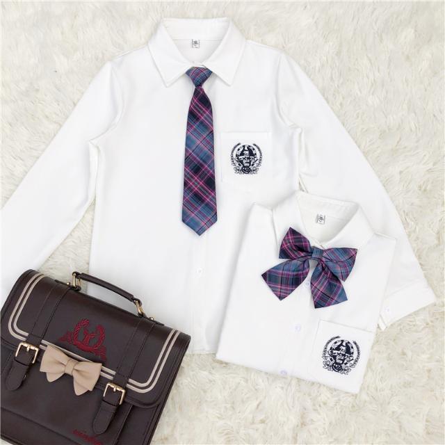 White shirt student school blouses | school uniform manufacturers