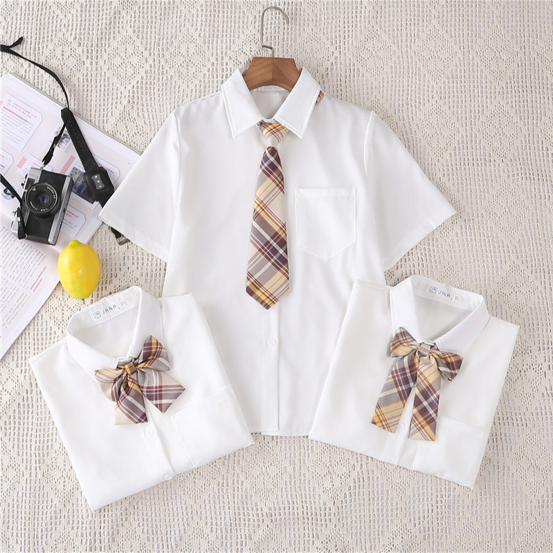 Loose student white shirt school blouses | school uniform manufacturers