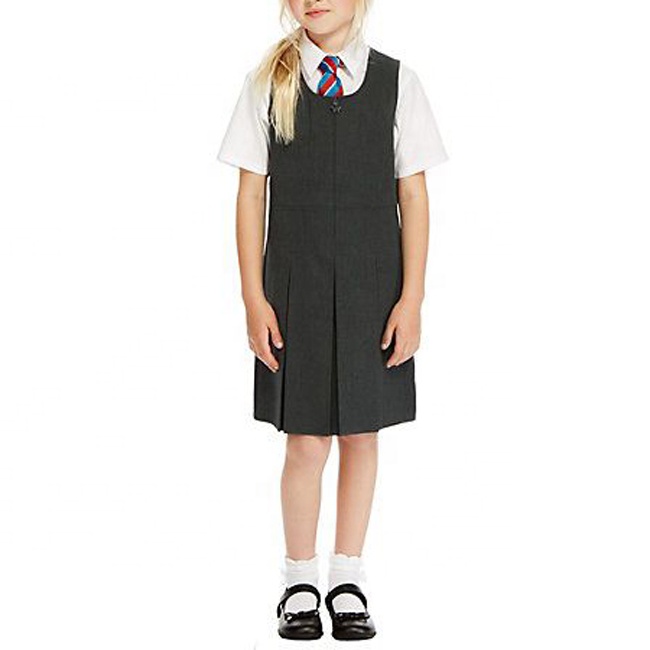 Girls custom school pinafores dress school uniform | school uniform ...